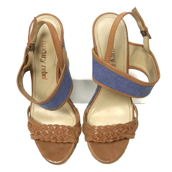 luxury rebel | Shoes | Luxury Rebel Nia Platform Wedge Sandals ...